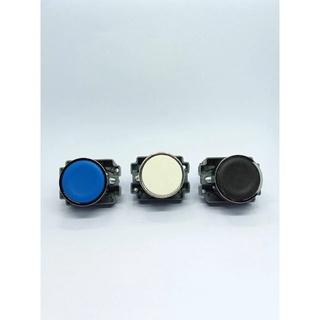 Jual Push Button 22mm Membal LAY5 Biru Kuning Putih Hitam-Tombol ON OFF ...
