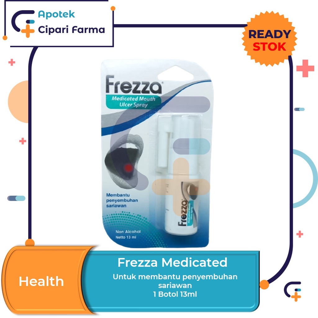 Jual Frezza Medicated Mouth Ulcer Spray Obat Semprot Sariawan | Radang ...