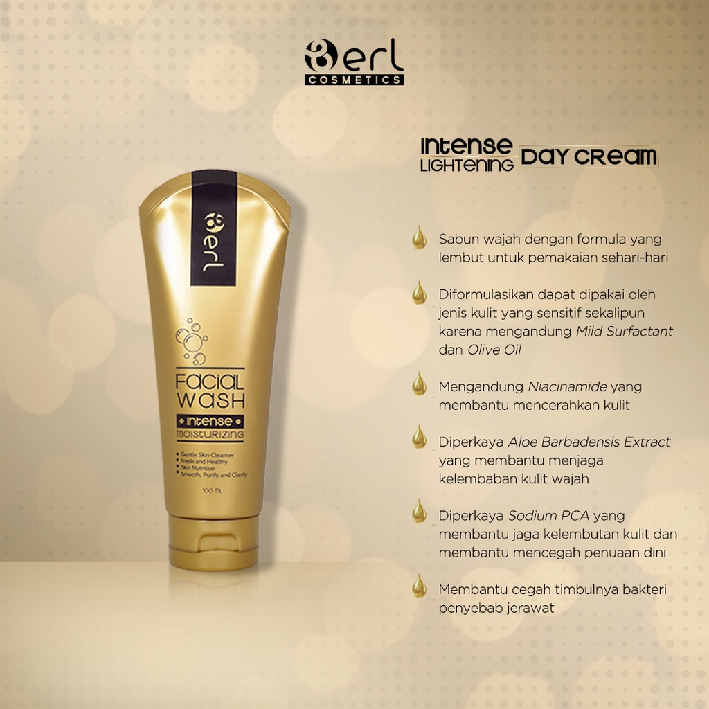 Jual Berl / B Erl Cosmetics - Facial Wash Intense Moisturizing - 100 ml ...
