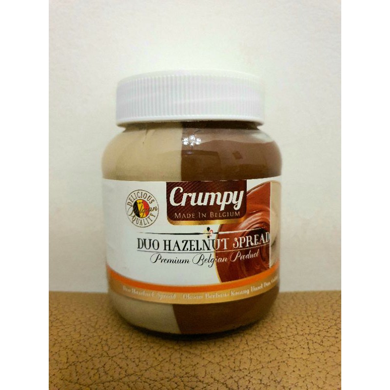 Jual Crumpy Duo Hazelnut Chocolate Spread 400 gram / Selai Rasa Coklat ...