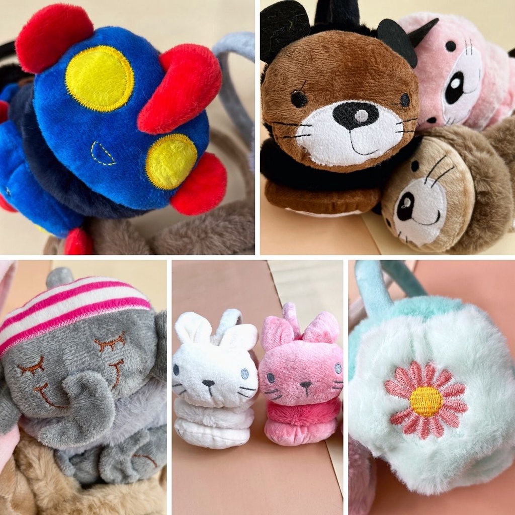 Jual Earmuff Penutup Telinga Bayi Anak Karakter Ultraman Bear Beruang ...