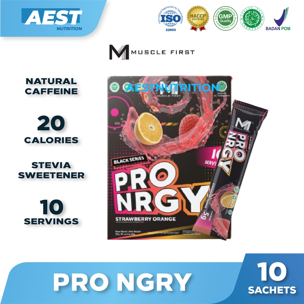 Jual Muscle First M1 Pro Nrgy Pre Workout PWO Kemasan Box Isi 10 Sachet ...