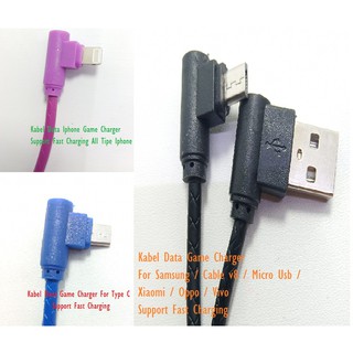 Kabel Data Gaming Hp Charger Tipe L / Cable Fast Charging Game Type ...