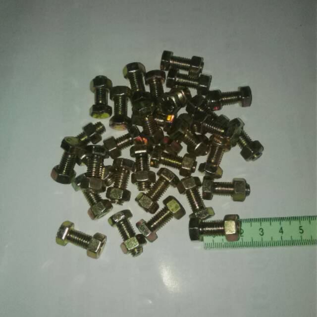 Jual MUR BAUT M 8 x 20mm (10 pcs ) | Shopee Indonesia