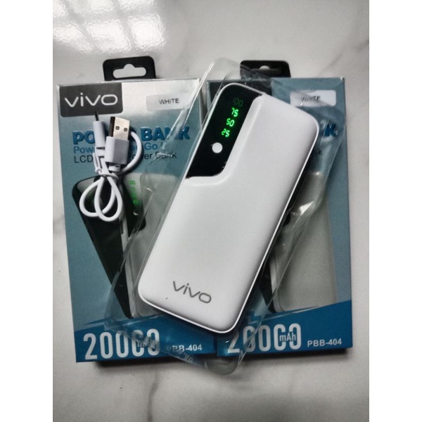 Jual POWERBANK VIVO MURAH KAPASITAS 20000 mAh | Shopee Indonesia
