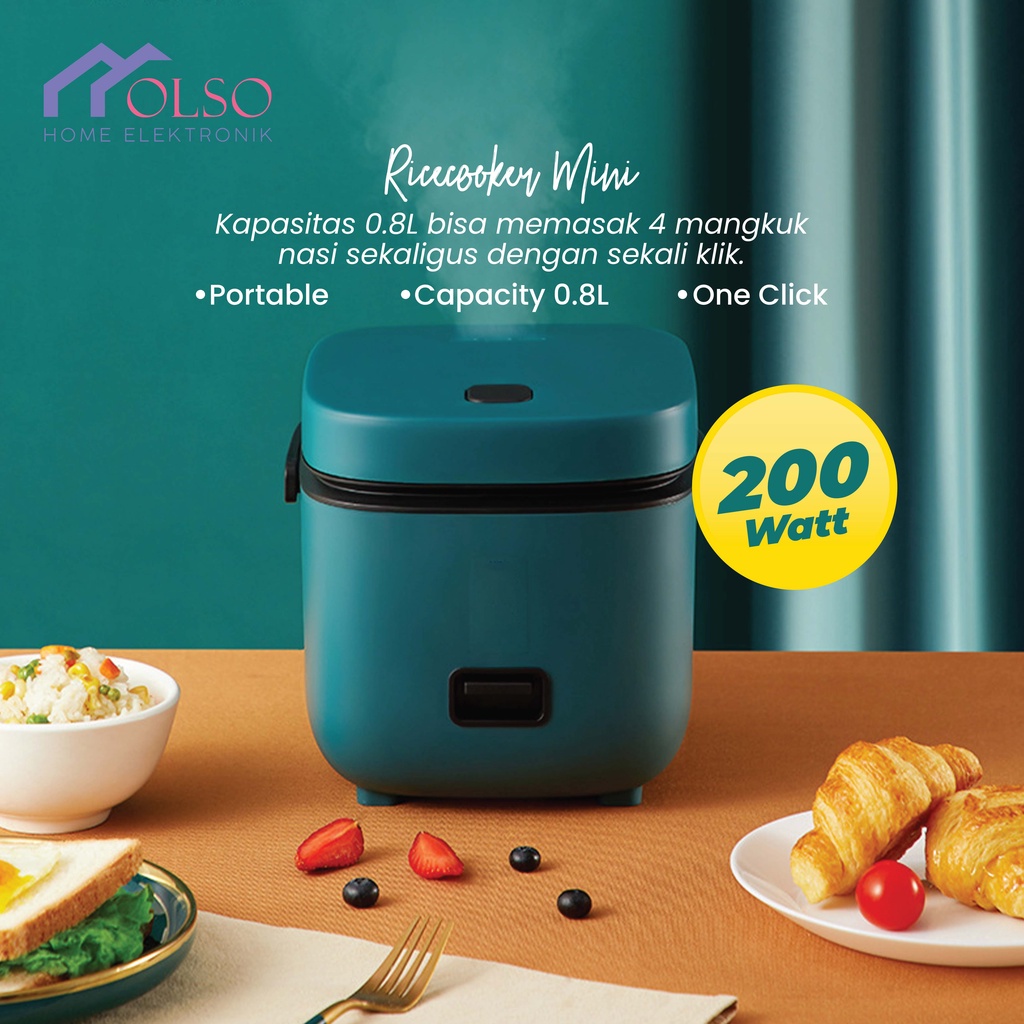 Jual RICE COOKER MINI 0.8 LITER PENANAK NASI MAGIC COM ALAT REBUS KUKUS ...
