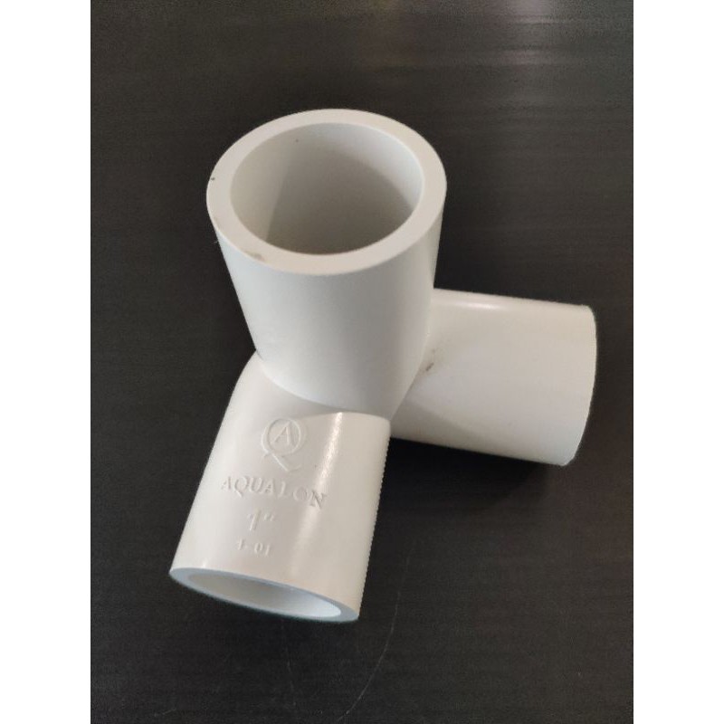 Jual fitting pvc tee elbow 1 inch 3 way 90 derajat hidroponik | Shopee ...