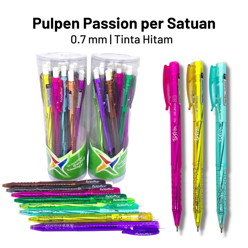 Jual PULPEN FLEXOFFICE TRENDEE PASSION CETEK PER SATUAN | Shopee Indonesia