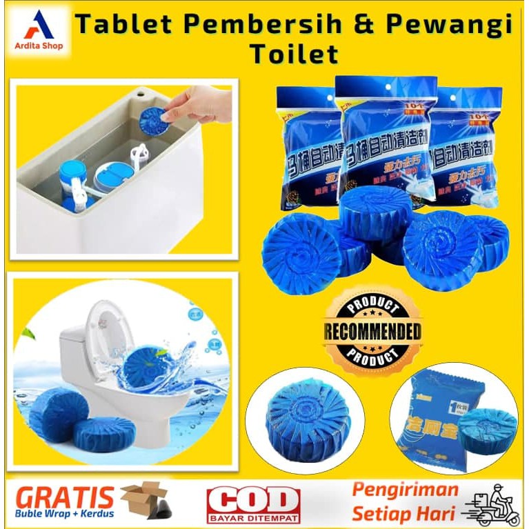 Jual Tablet Biru Pembersih toilet Blue Clean Tablet Biru Pewangi Toilet ...