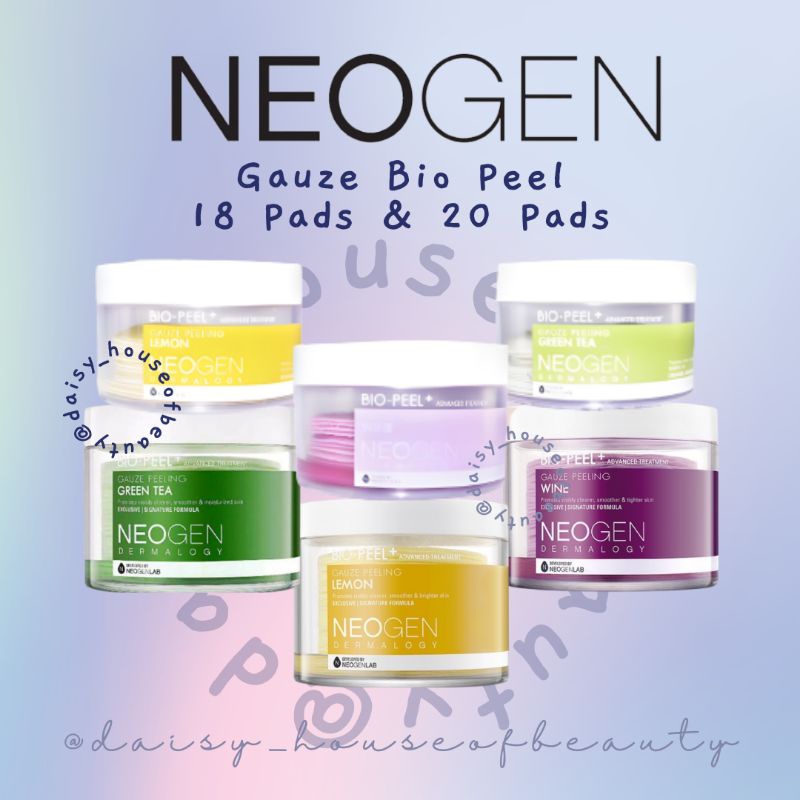 Jual Neogen Bio Peel Gauze Peeling Green Tea, Wine, Lemon (isi 18 pads ...