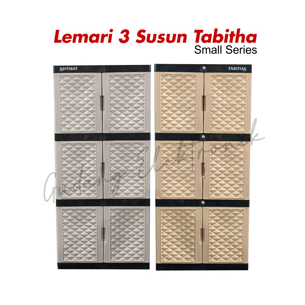 Jual Lemari Tabitha Lemari Baju Plastik Lemari Plastik Small Series 3 Susun TB 2858-3S | Shopee ...
