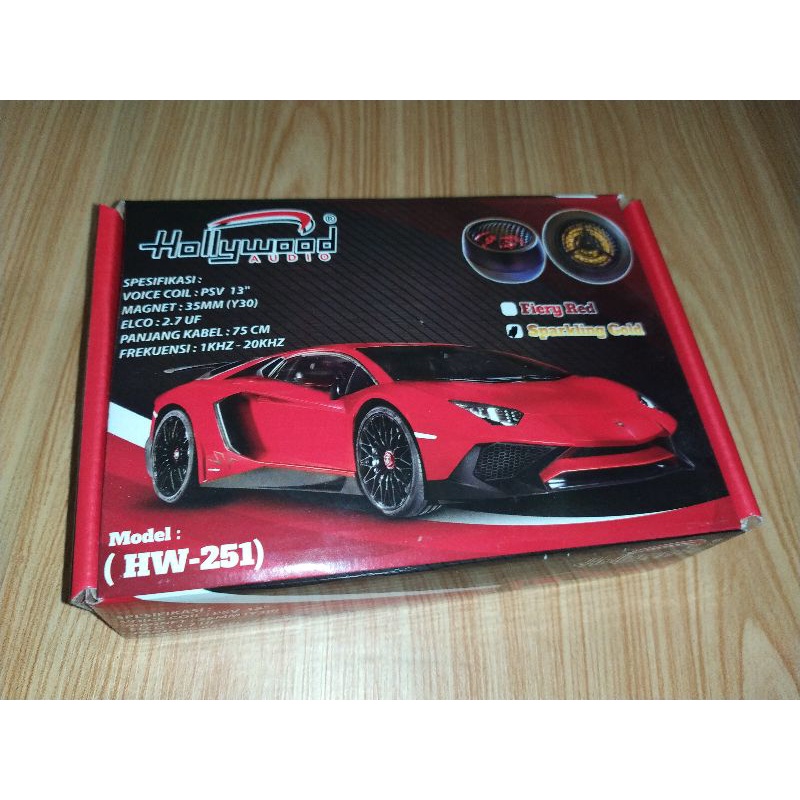Jual Tweeter Mobil merk HOLLYWOOD seri HW251 HW-251 HW 251 (body berat ...
