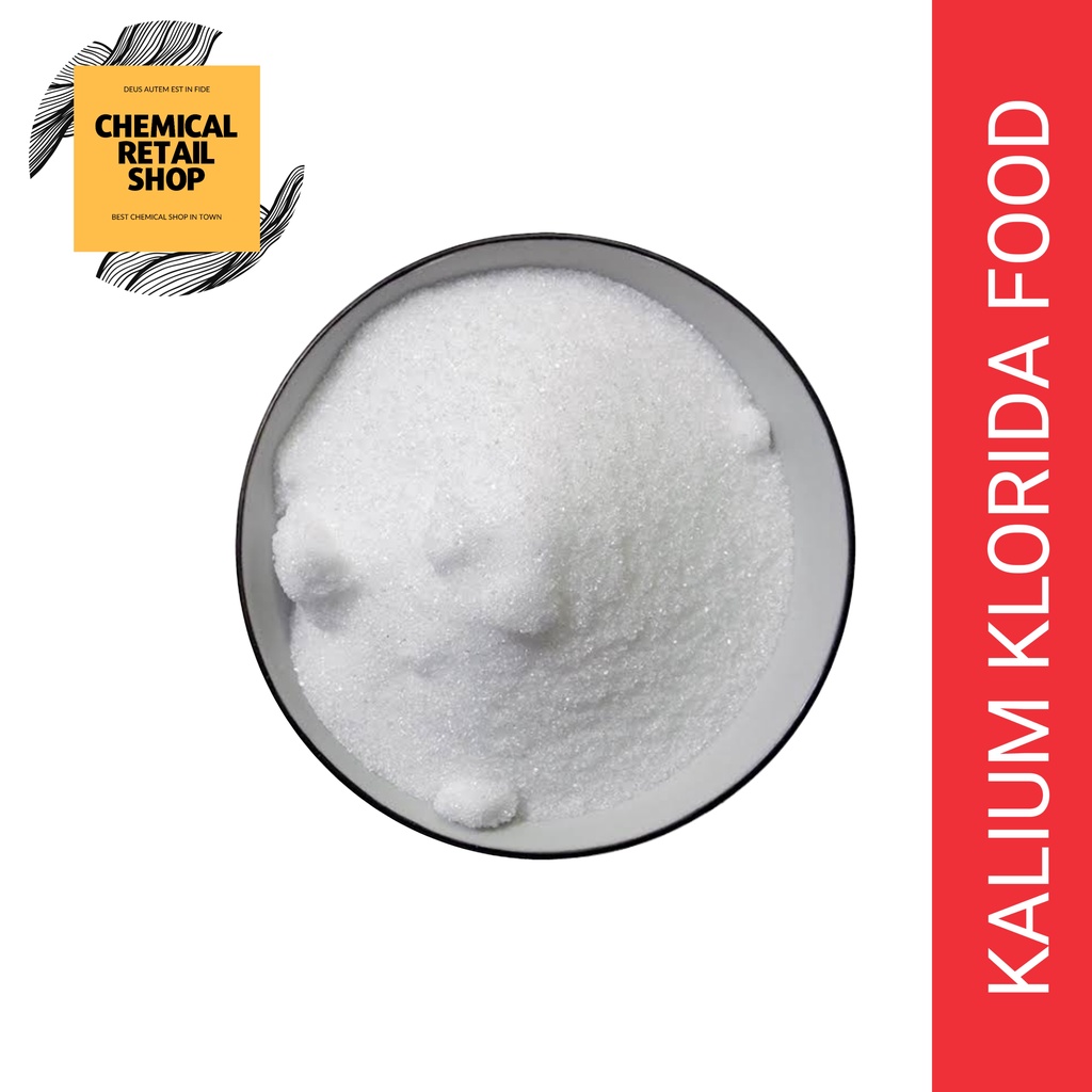 Jual Jual Potassium Chloride Food KCl Kalium Klorida 100 GR Murah ...