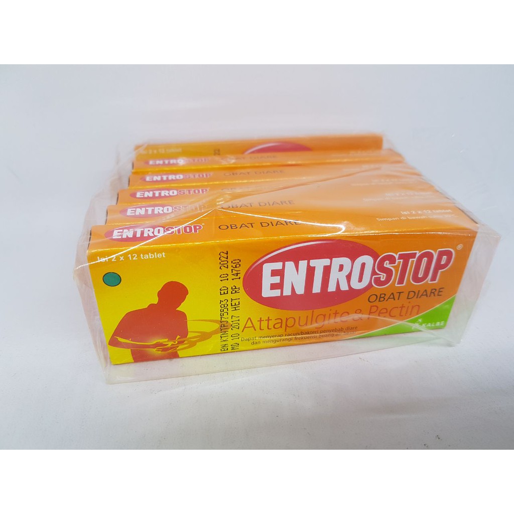 Jual Entrostop Tablet Dewasa Per Box / Dus / Dos / Kotak - Obat Diare ...