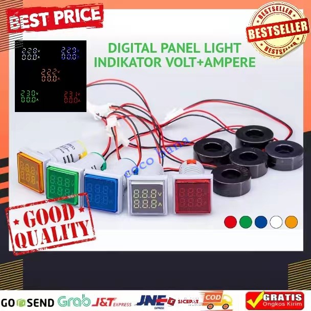 Jual Pilot Lamp Digital Voltmeter+Amperemeter Diameter 22mm | Shopee ... Jual Pilot Lamp Digital Voltmeter+Amperemeter Diameter 22mm | Shopee ...