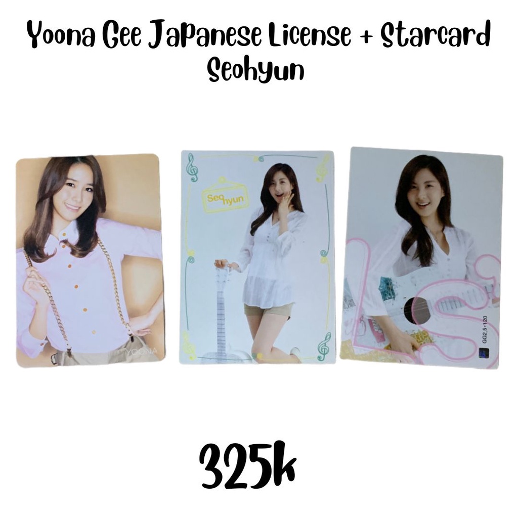 Jual SNSD Girls' Generation Yoona Gee Japanese Version Photocard Japlic ...