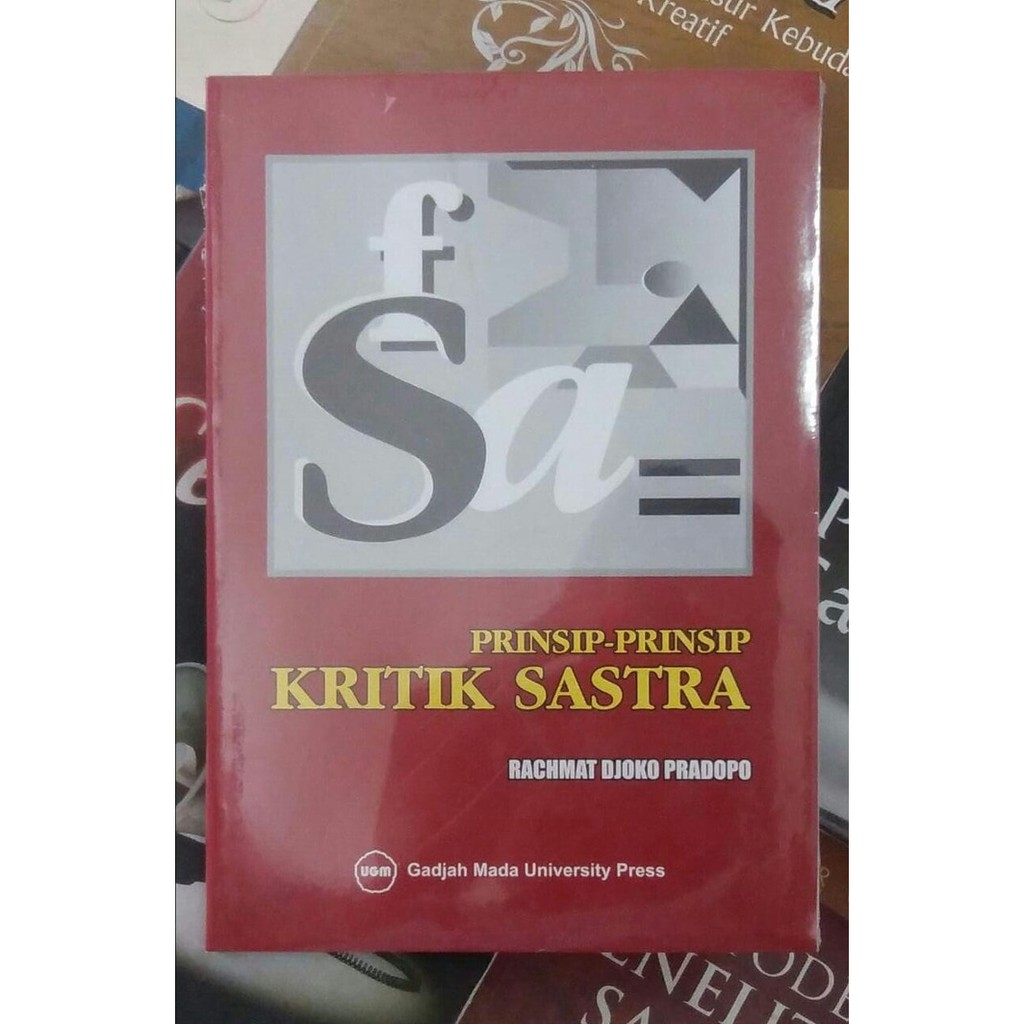 Jual BUKU PRINSIP-PRINSIP KRITIK SASTRA - RACHMAT DJOKO PRADOPO - UGM PRESS Indonesia|Shopee ...