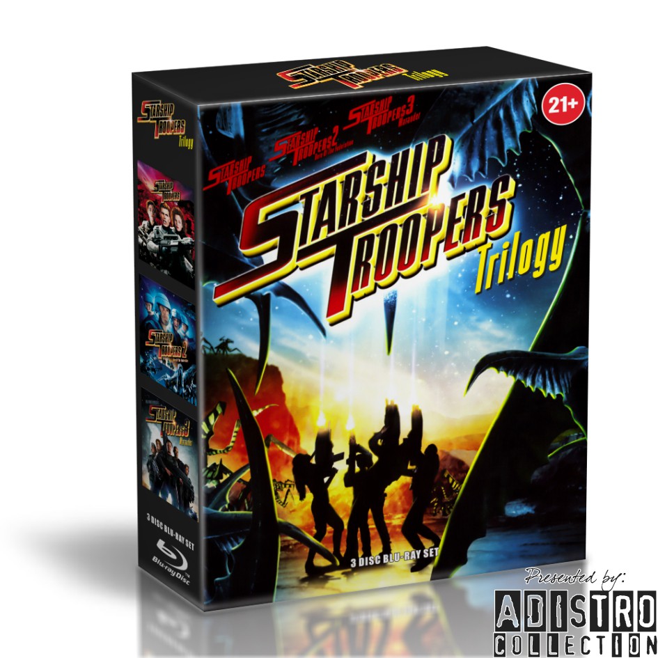 Jual Film Blu-Ray STARSHIP TROOPERS Edisi BOX SET COMPLETE | Shopee ...