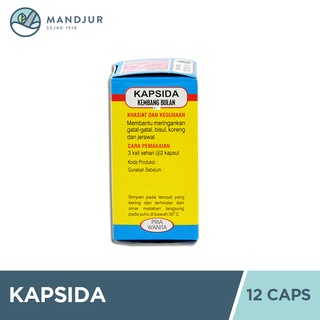 Jual Kapsida Kembang Bulan 12 Kapsul - Obat Gatal, Bisul, Jerawat, dan ...