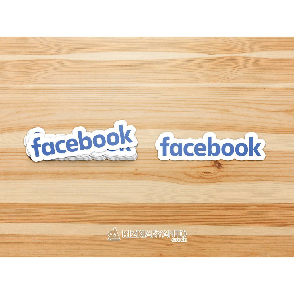Jual Sticker - Stiker Logo Facebook Wordmark untuk PC Laptop HP dll ...