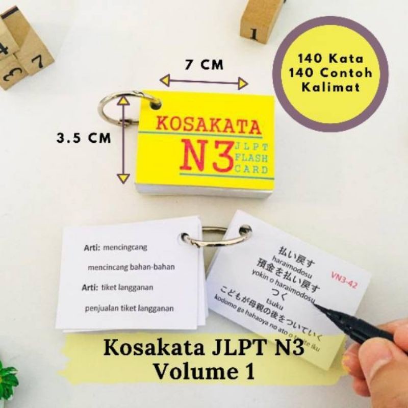 Jual Flash Cards Paket JLPT N3 lengkap Bahasa Jepang | Shopee Indonesia