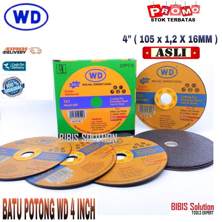 Jual WD Mata Gerinda Batu Potong Besi Stenlis Mata Pisau Gurinda ...