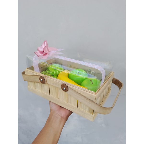 Jual kotak seserahan premium uniq wadah roti kue Keranjang Parcel 17x28 ...