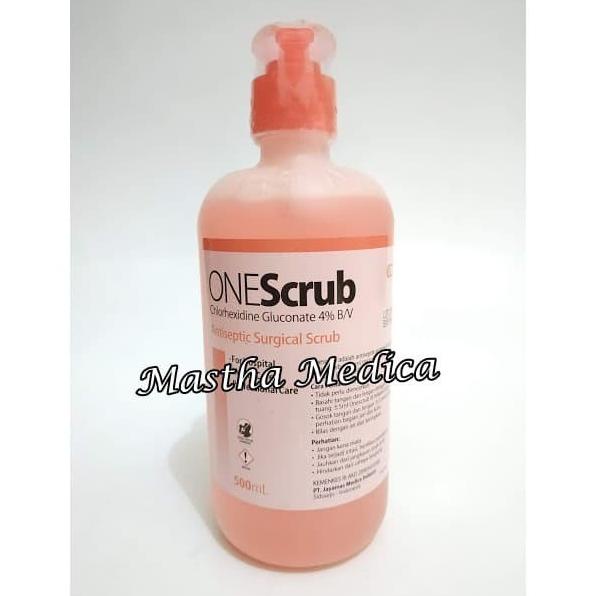 Jual Onescrub One Scrub Onemed 4% Hand Scrubs + Dispenser One Med ...