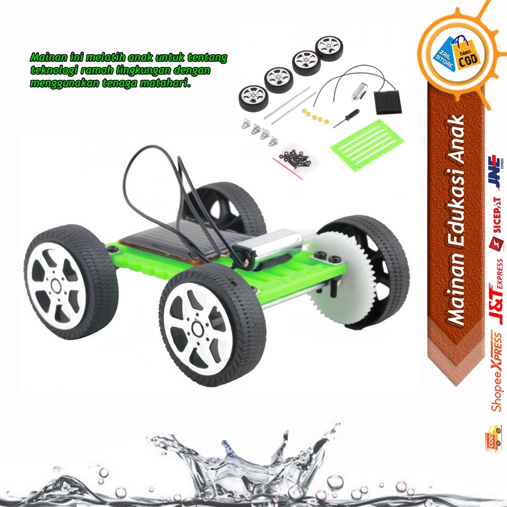 Jual Mainan Edukasi Anak Laki laki Mobil Rakitan Mini Tenaga Solar Toy ...