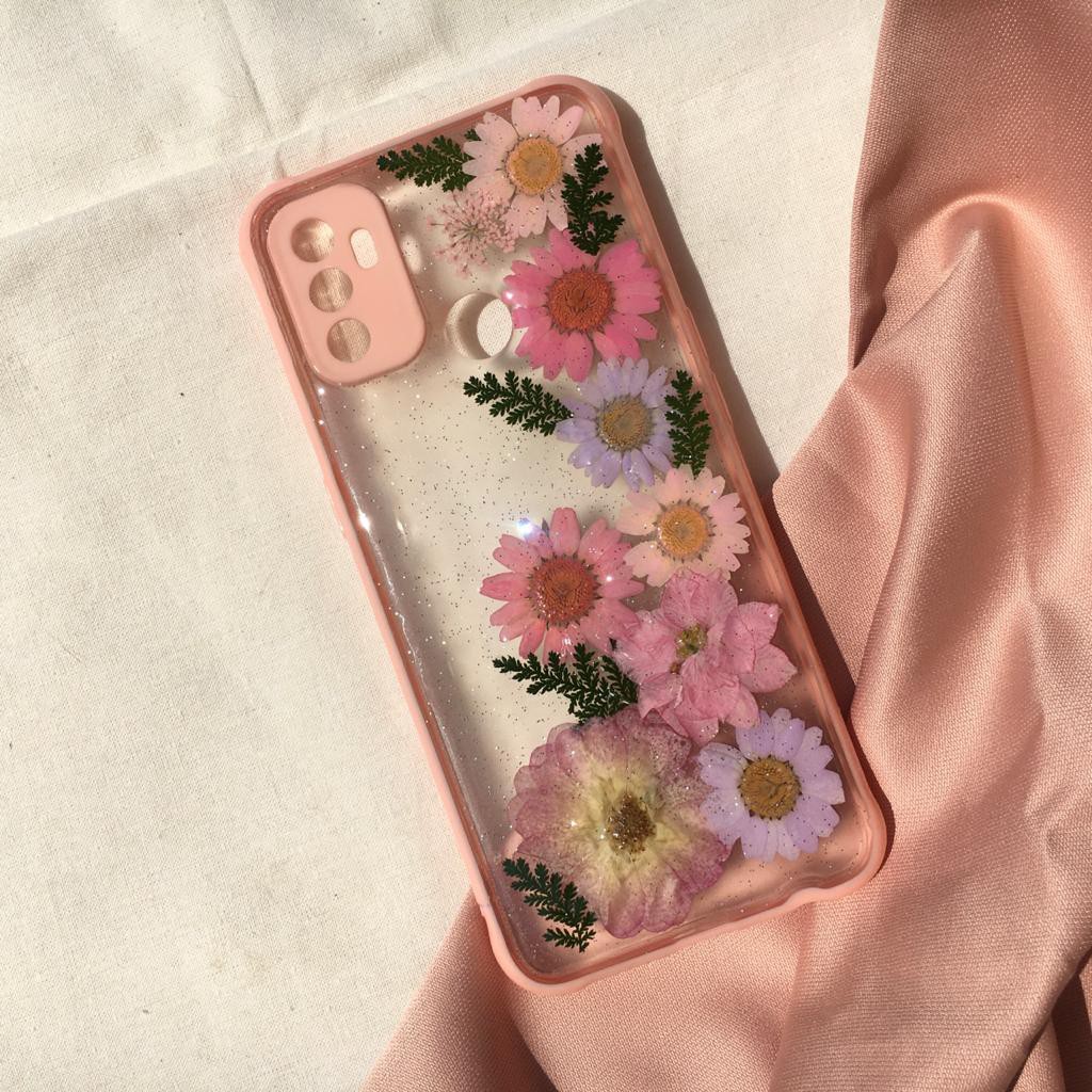 Jual Handmade Pressed Dried Flower Resin Case / Case HP Custom Bunga ...