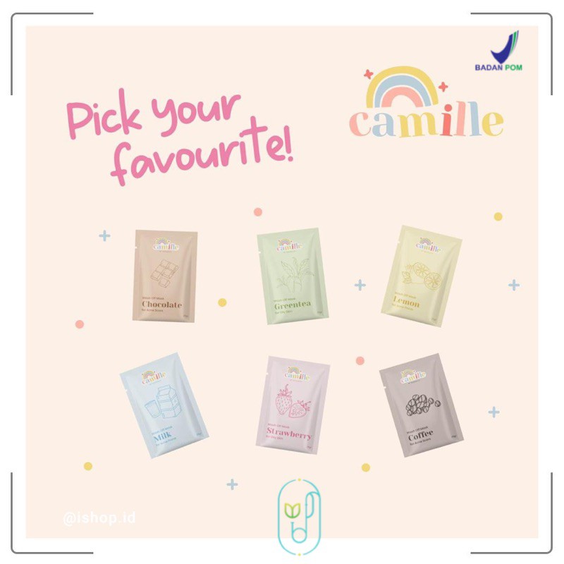 Jual CAMILLE Wash Off Mask 25gr | Shopee Indonesia