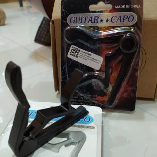 Jual Capo penjepit gitar warna hitam | Shopee Indonesia