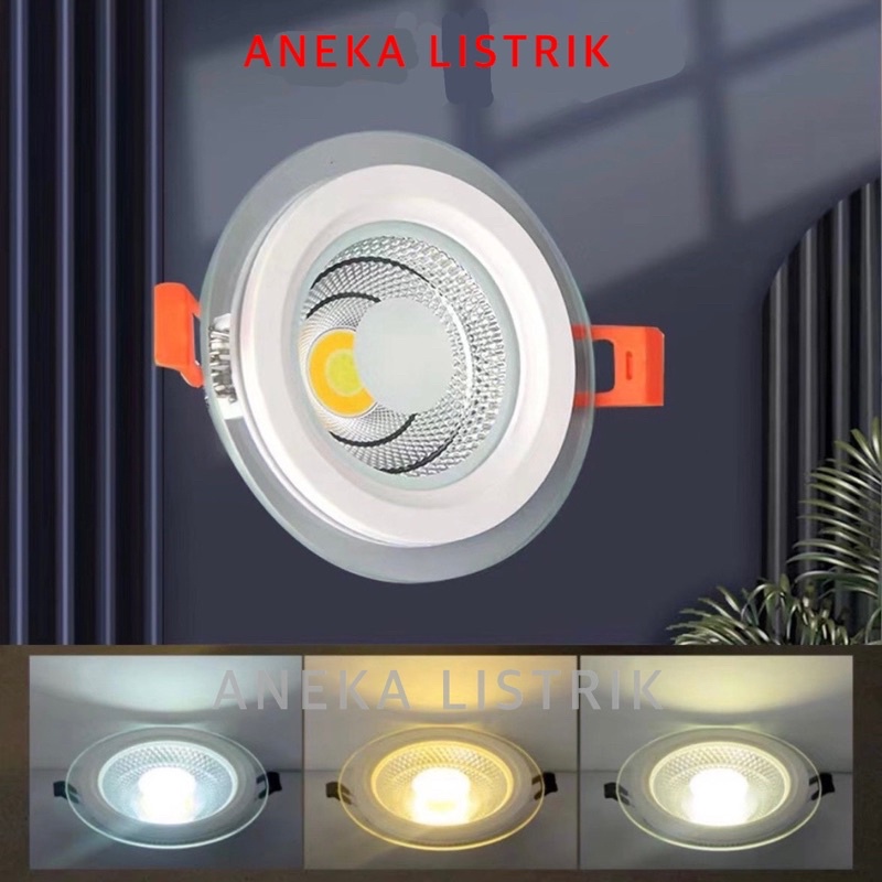 Jual LAMPU DOWNLIGHT LED COB 3WARNA 15W+15W / PUTIH KUNING WARMWHITE ...