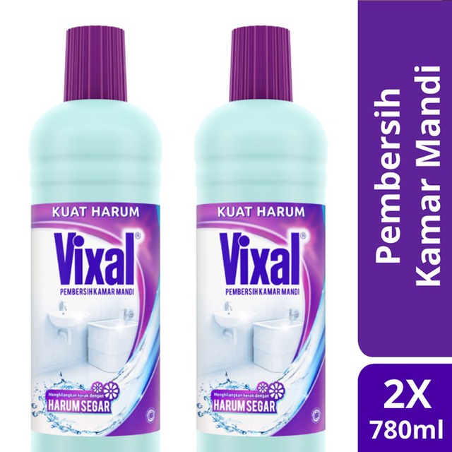 Jual Vixal Pembersih Porselen Lebih Wangi Kuat 780 ml Twin Pack ...
