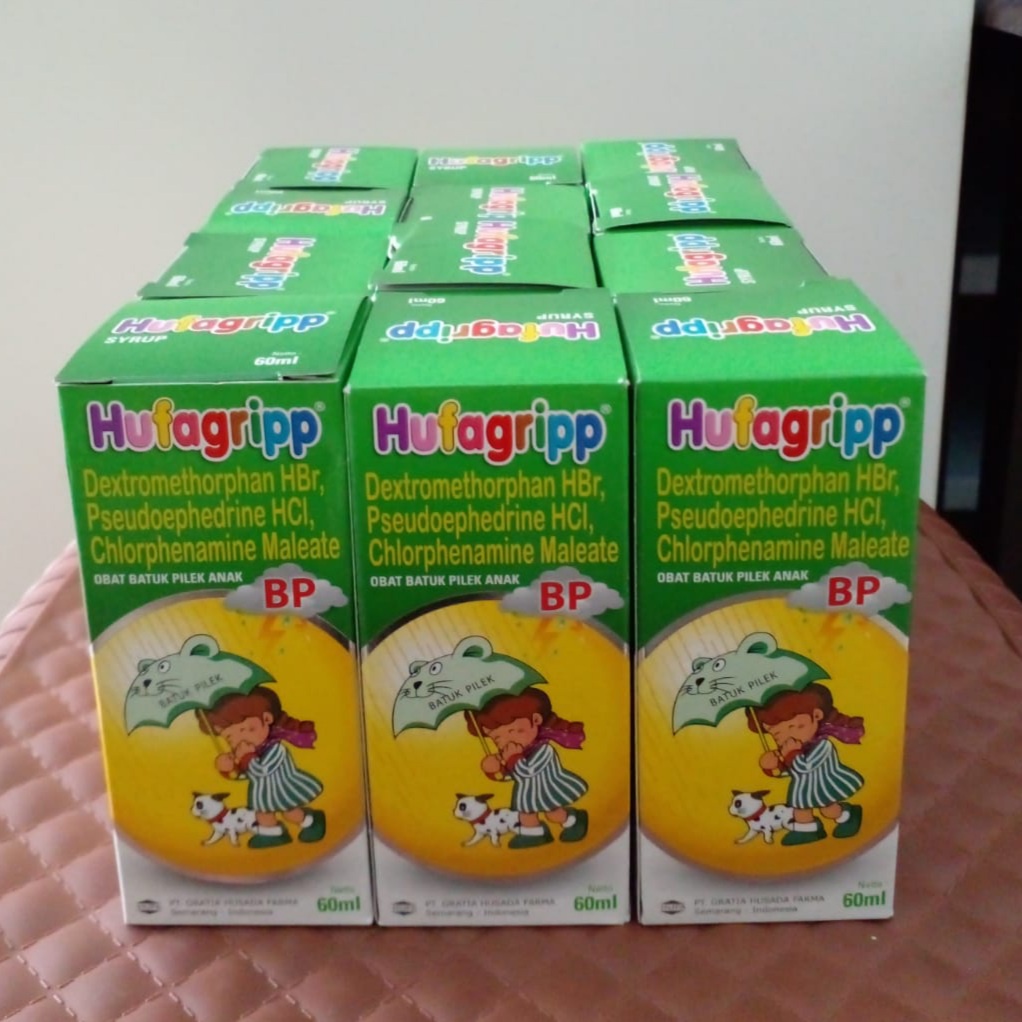 Jual Hufagrip Bp Sirup (Hijau) 60 Ml (1 Lusin = 12 pcs) | Shopee Indonesia