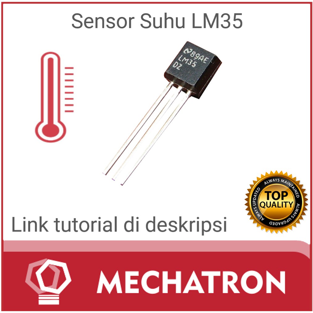 Jual LM35 Sensor Suhu Temperature LM 35 LM-35 Arduino TO-92 Indonesia|Shopee Indonesia