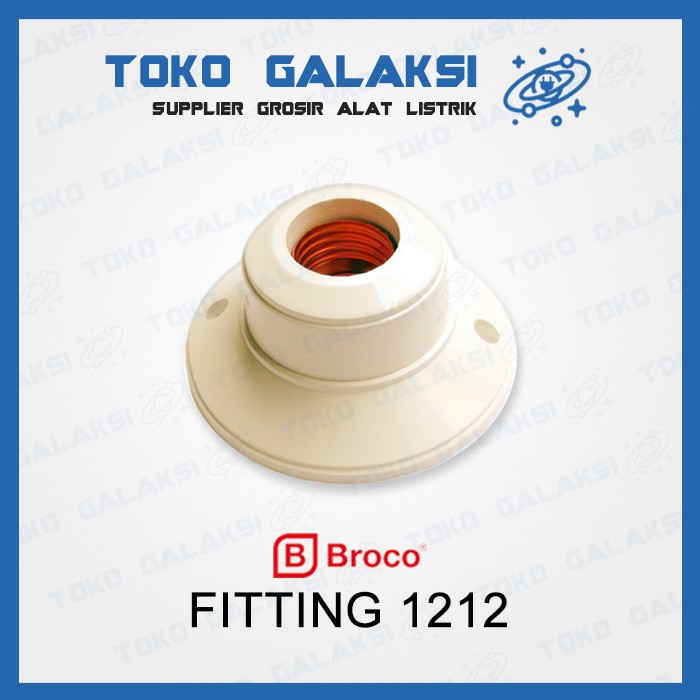 Jual Broco 1212 Fitting Plafon Bulat Ceiling Lamp Holder | Shopee Indonesia