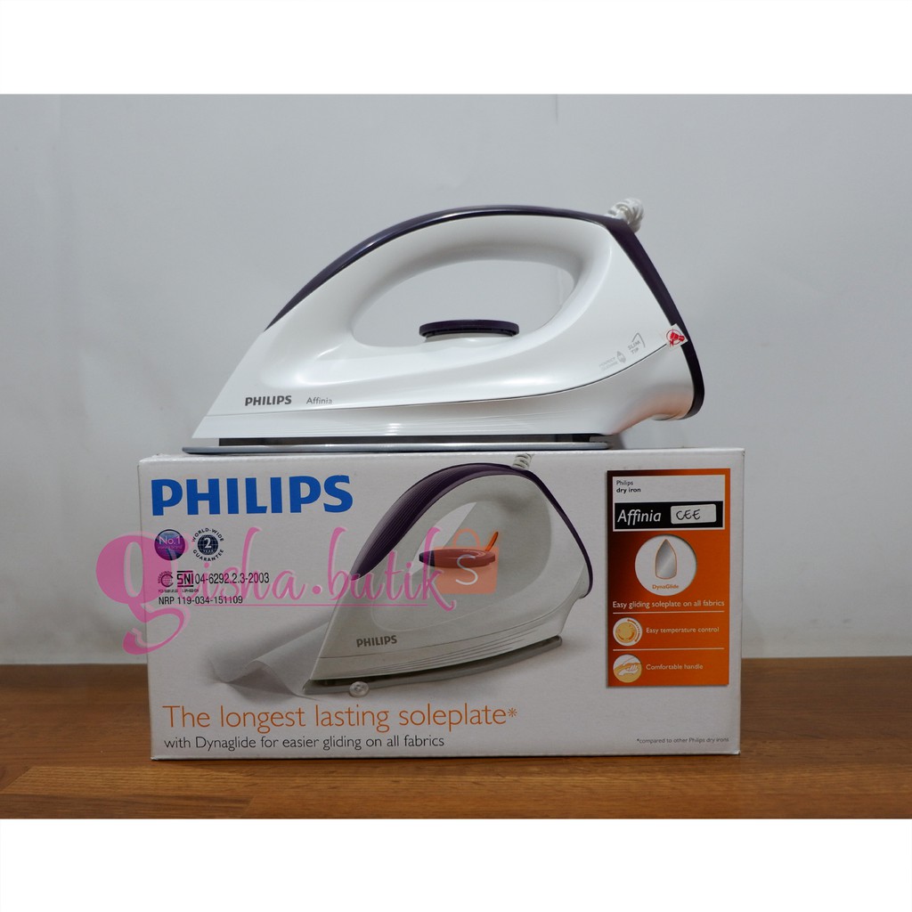 Jual PHILIPS Setrika GC160 Affinia / Setrika Kering MADE IN INDONESIA ...