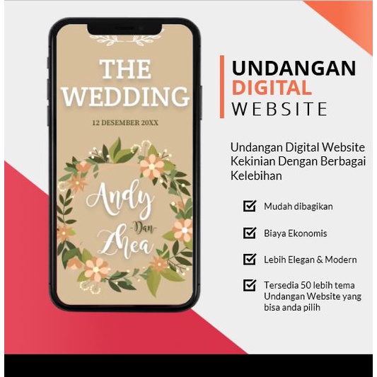 Jual Undangan Digital Website Pernikahan | Undangan Digital Web ...