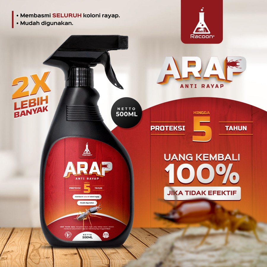 Jual RACOON ARAP TERMITE SPRAY 500ML ANTI RAYAP | Shopee Indonesia