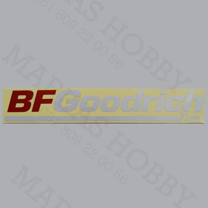 Jual Stiker / Sticker BF Goodrich Tires Red and White of Text | Shopee ...