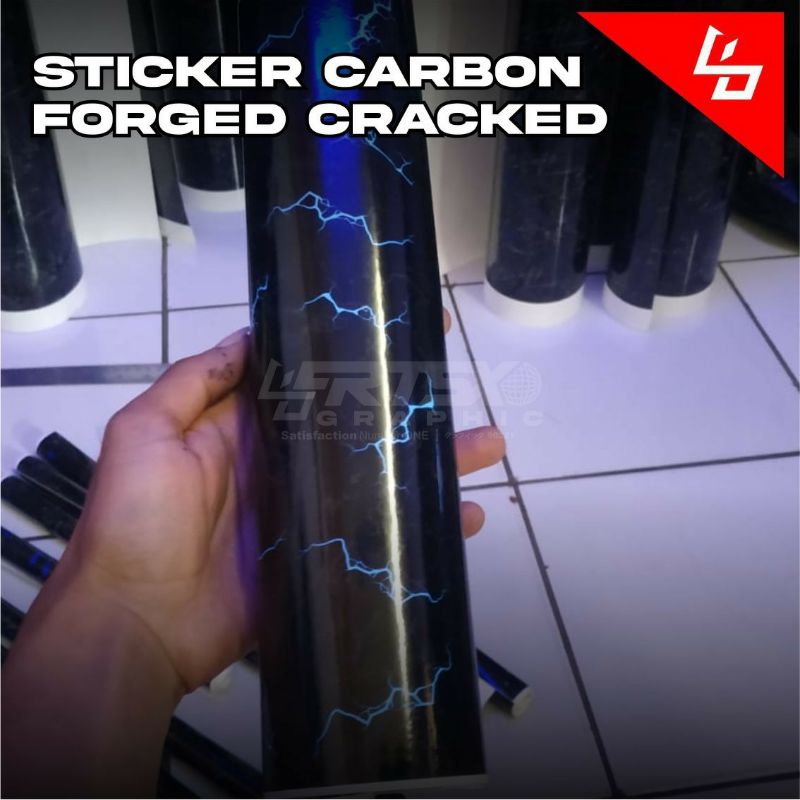 Jual Stiker Forged Cracked | Sticker Carbon Forged Cracked| Stiker ...