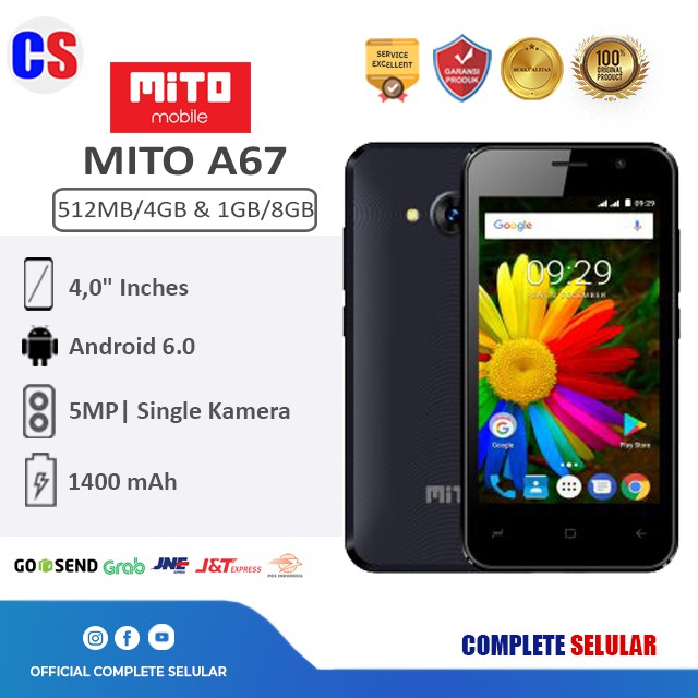 Mito A67 RAM 1GB GARANSI RESMI | Shopee Indonesia