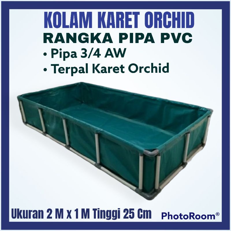 Jual KOLAM KARET ORCHID / KOLAM IKAN / KOLAM TERPAL / KOLAM RANGKA PIPA ...