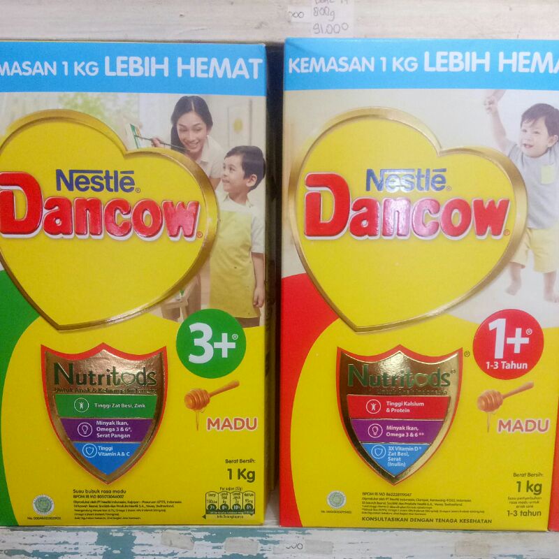 Jual Dancow 1+ / dancow 3+ 1kg / 1000g | Shopee Indonesia