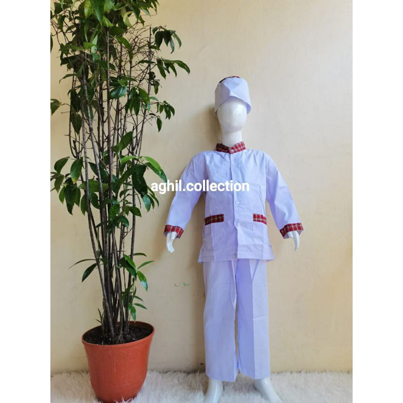 Jual SERAGAM TK/PAUD MUSLIM PUTIH BAJU TK/PAUD MUSLIM PUTIH KOMBINASI ...