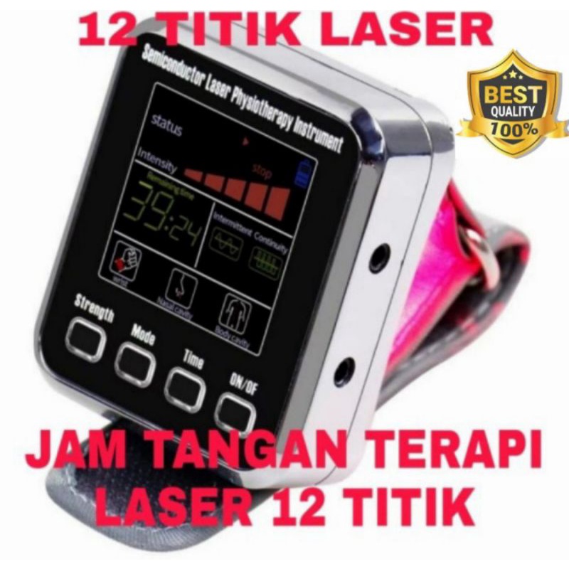 Jual jam laser kesehatan 12 titik dst terapi dr ir laser untuk penyakit ...