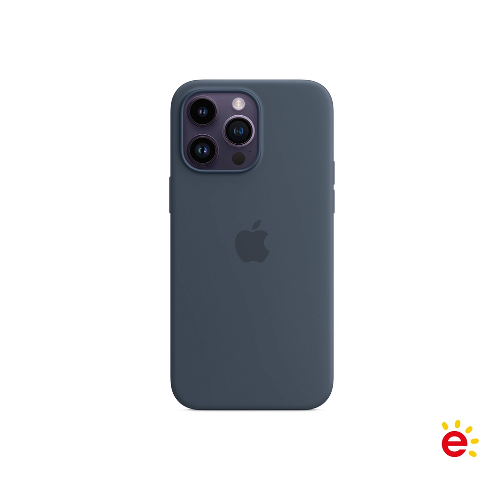 Jual Apple iPhone 14 Pro Max Silicone Case with MagSafe, Storm Blue ...