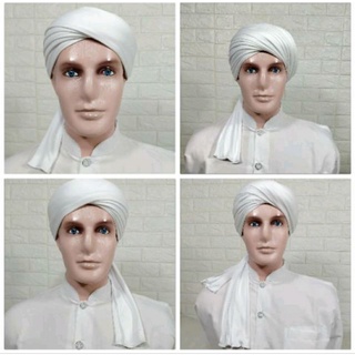 Jual kain sorban putih sorban wisuda | Shopee Indonesia