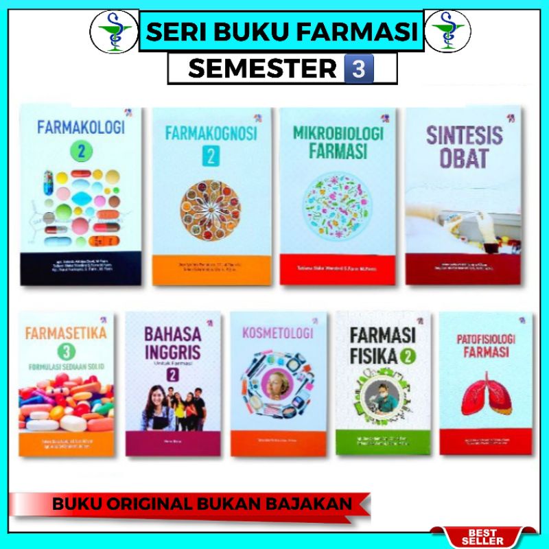 Jual Buku FARMASI Semester 3 FARMAKOLOGI FARMAKOGNOSI MIKROBIOLOGI ... Jual Buku FARMASI Semester 3 FARMAKOLOGI FARMAKOGNOSI MIKROBIOLOGI ...